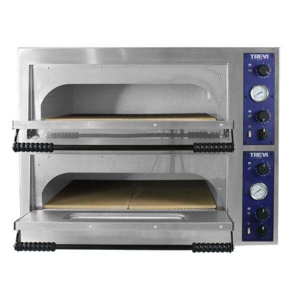 TREVI Electric Dual Chamber Pizza Oven Model BASIC 4+4 - Doral Chef